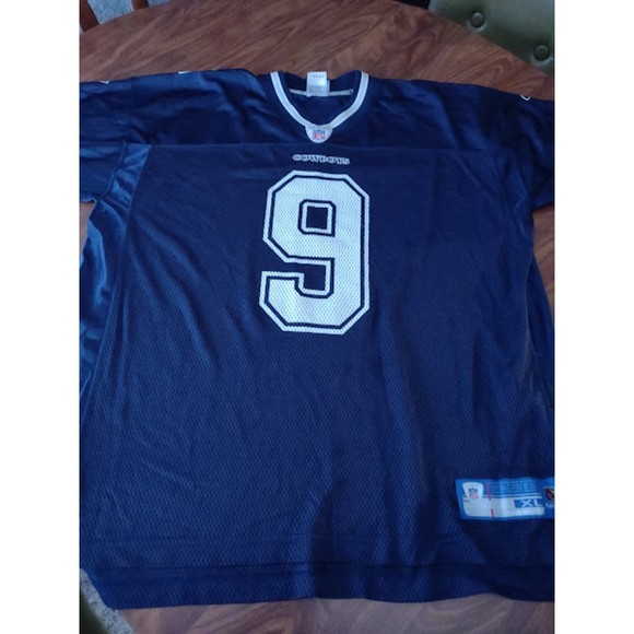 Shirts | Reebok Tony Romo Blue Jersey 9 Size Xl | Poshmark